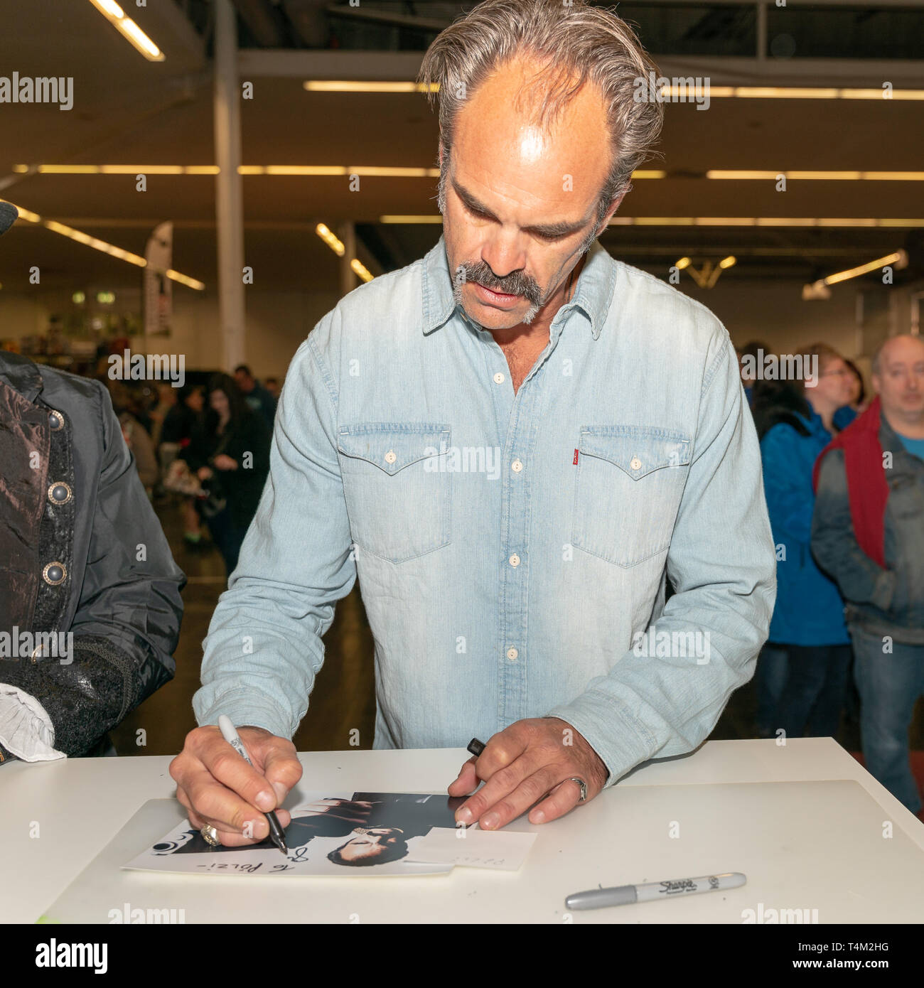 DORTMUND, GERMANY - April 14th 2019: Steven Ogg (*1973, Canadian actor ...