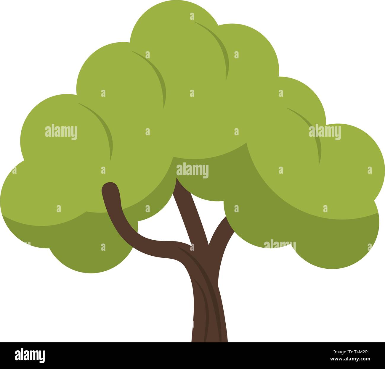 Tree nature cartoon isolated Stock Vector Image & Art - Alamy