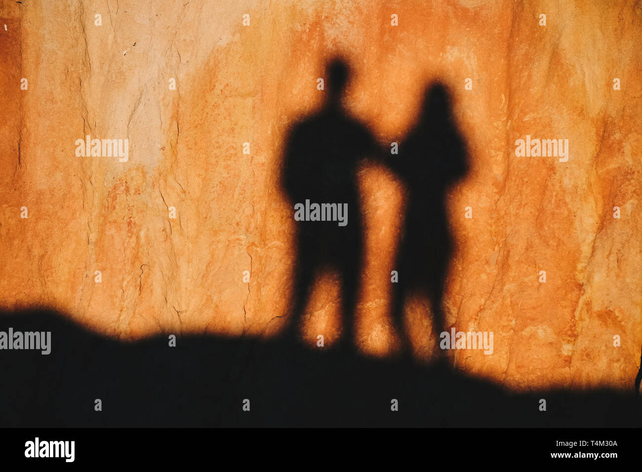 shadow of a couple Stock Photo - Alamy