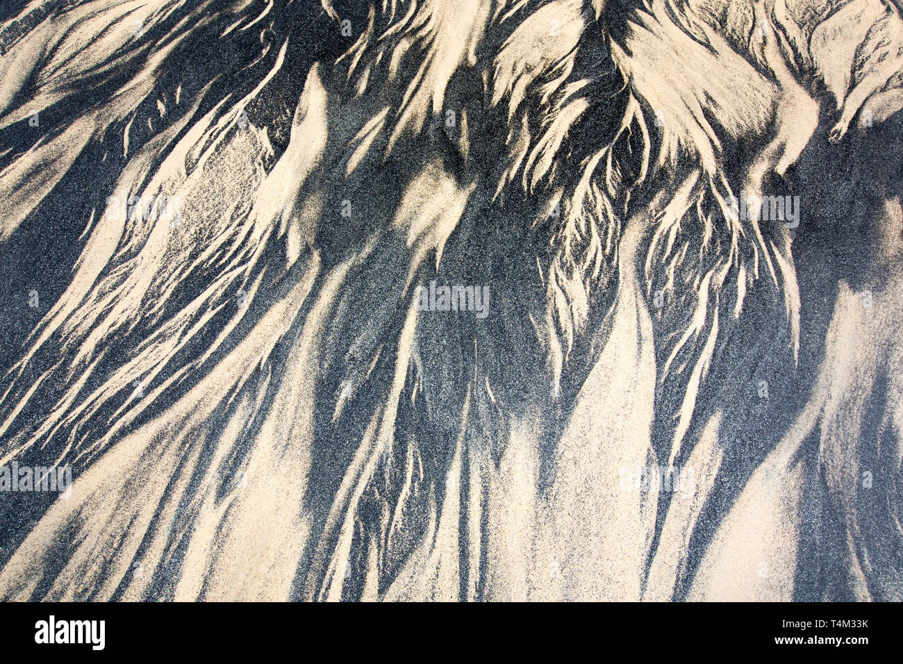 Patterns on the beach in St Ives, Cornwall, UK Stock Photo - Alamy