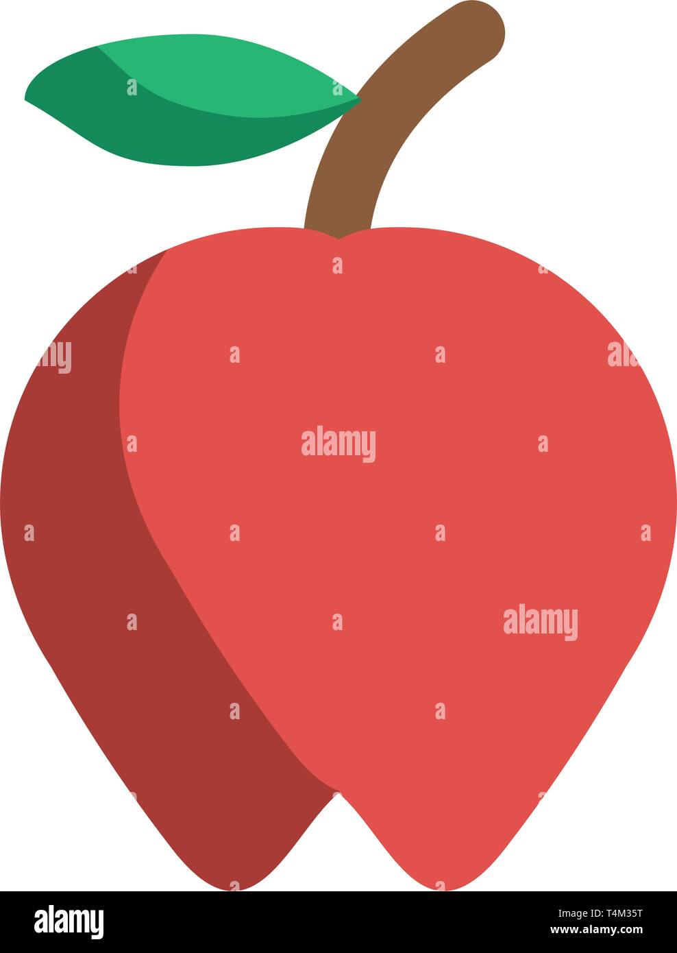 Apple fruit cartoon isolated Stock Vector Image & Art - Alamy