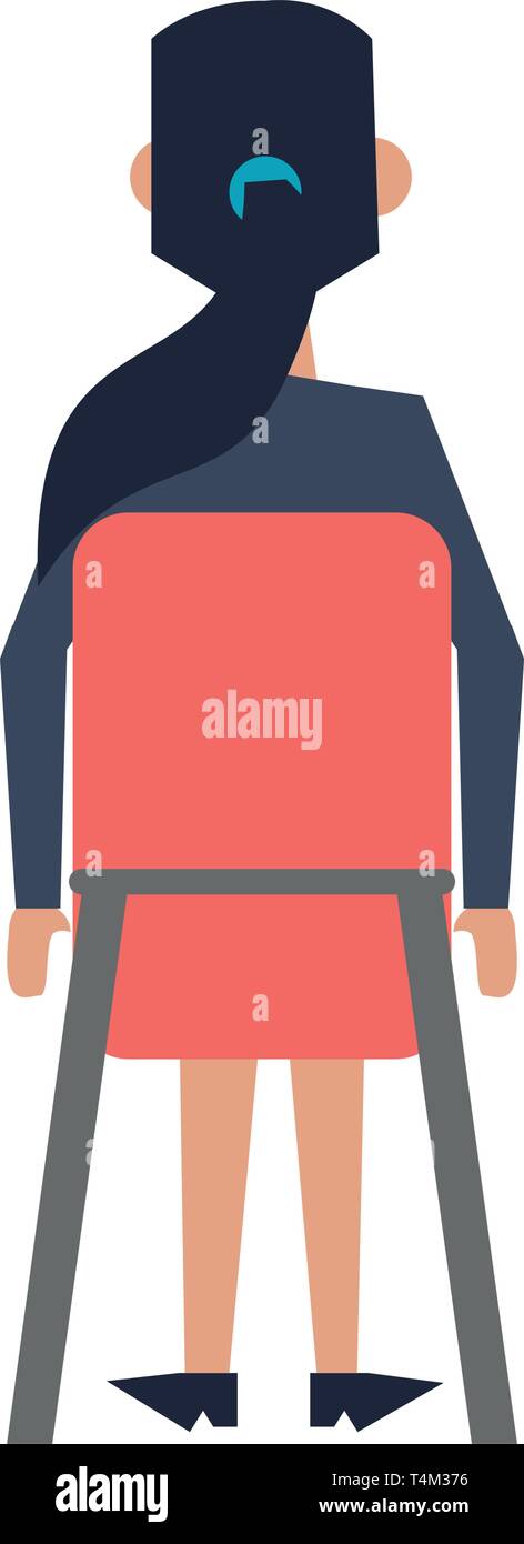 Backward chair Stock Vector Images - Alamy