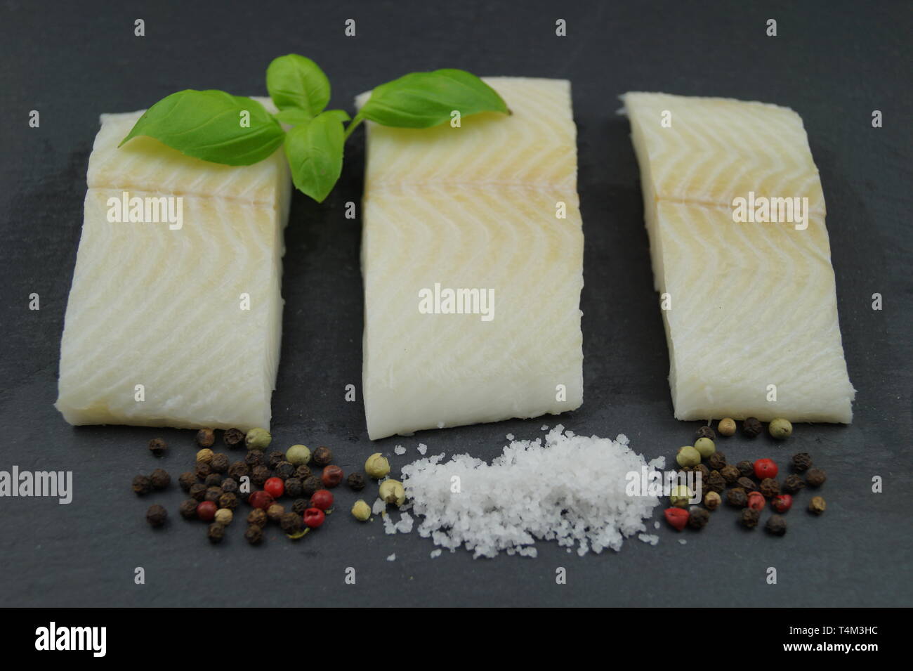 Turbot fish filet Stock Photo - Alamy