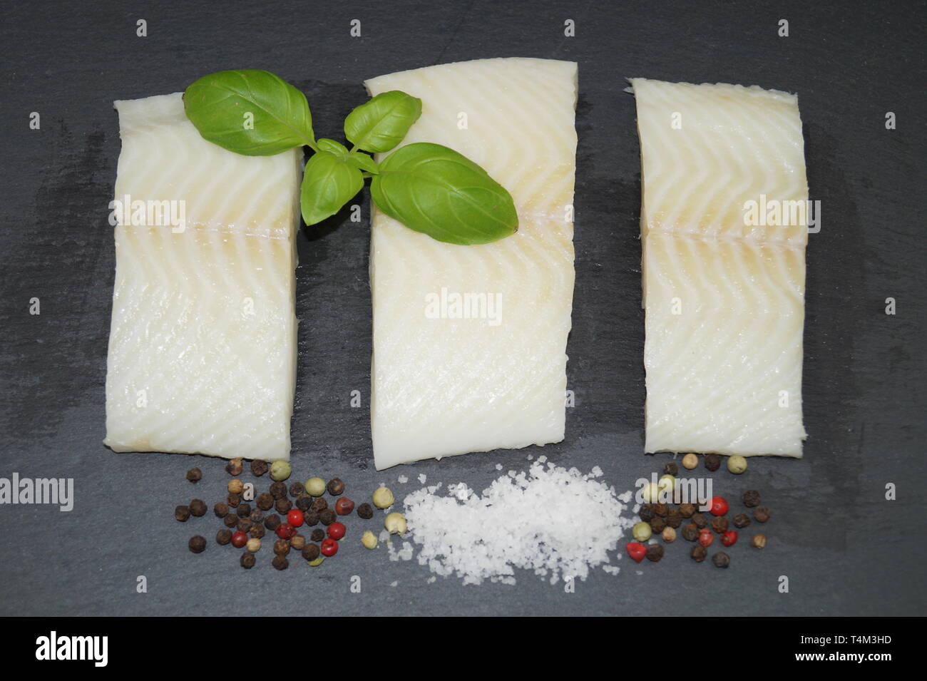 Turbot fish filet Stock Photo - Alamy