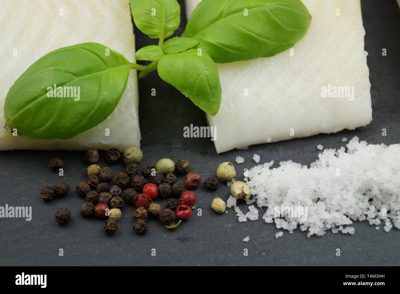 Turbot fish filet Stock Photo - Alamy