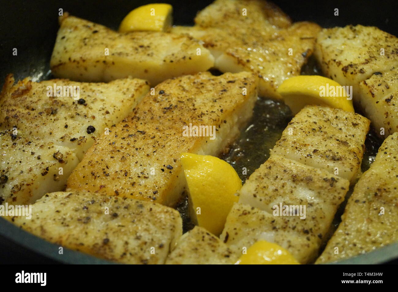 Turbot fish filet Stock Photo - Alamy