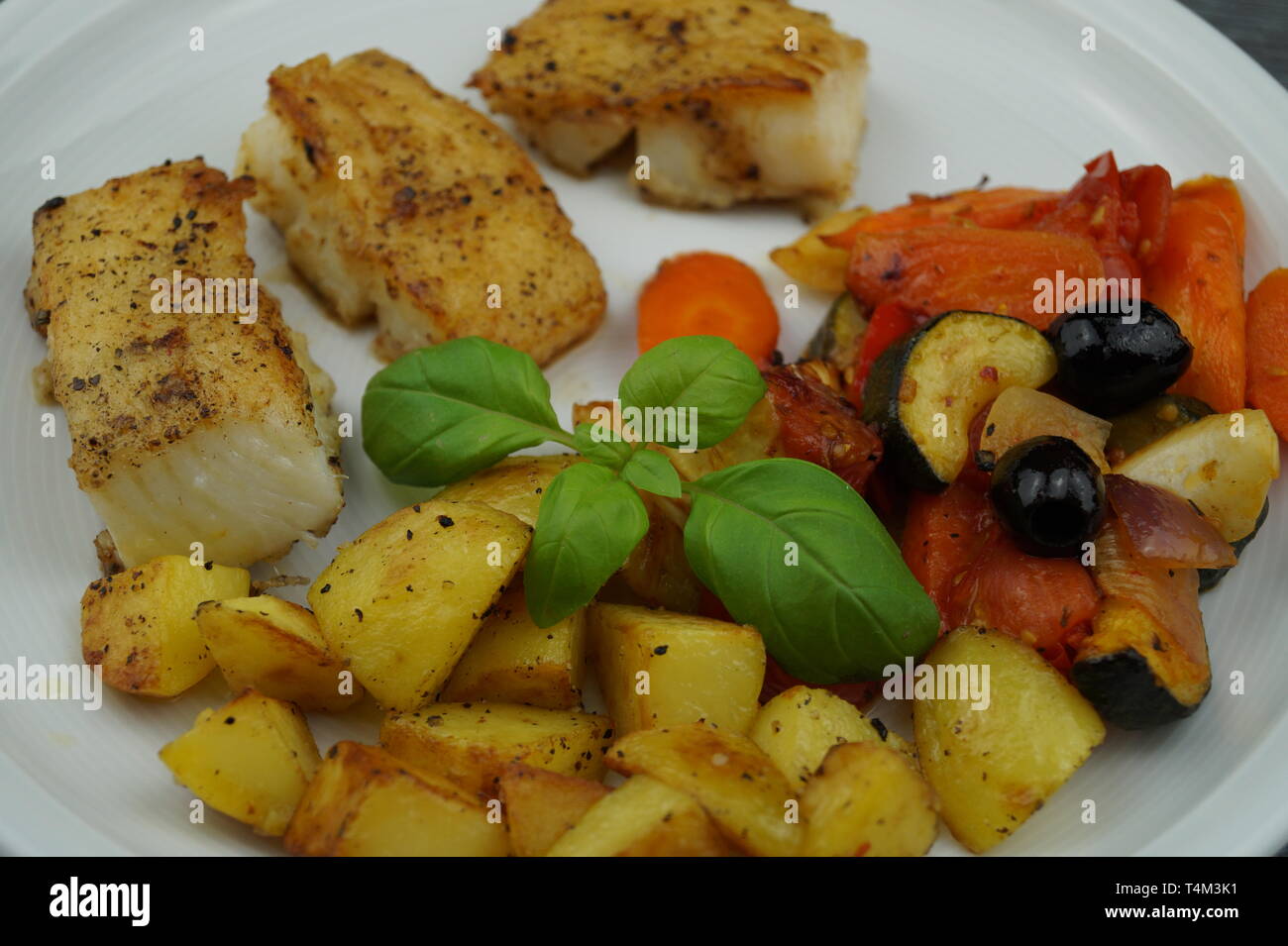 Turbot fish filet Stock Photo - Alamy