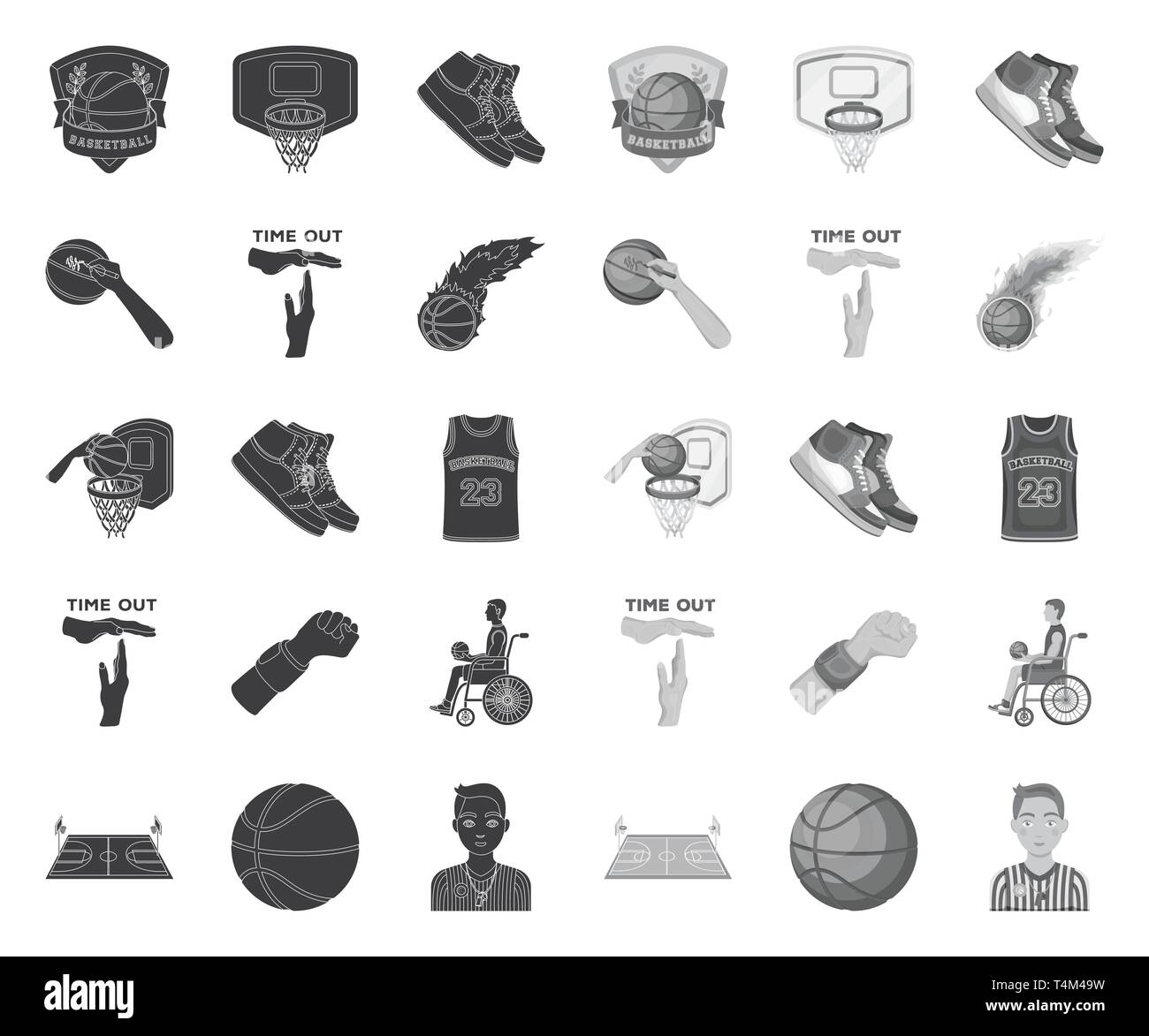 Basketball time out referee hi-res stock photography and images - Alamy