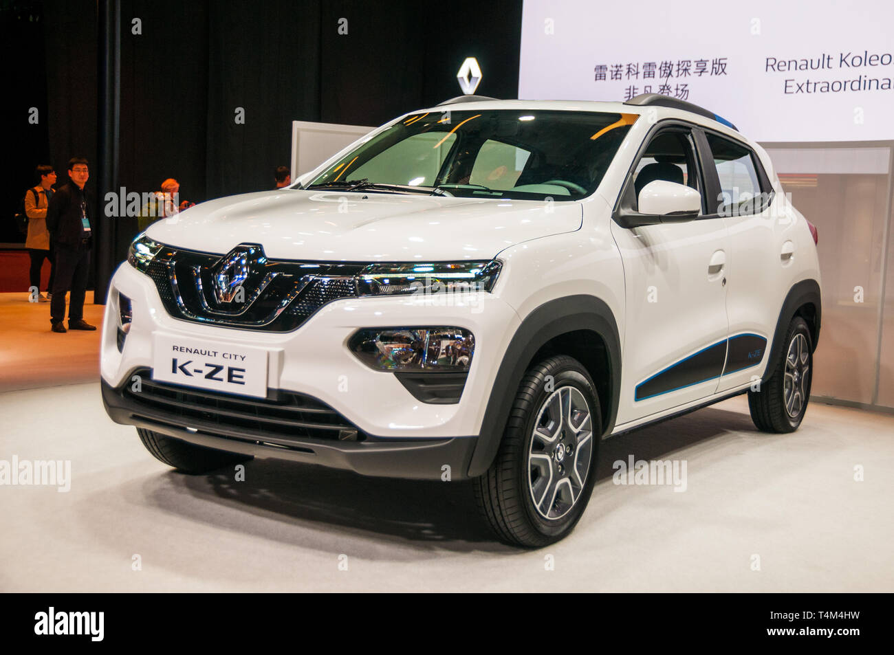 The Renault City K-ZE production version unveiled at the 2019 Shanghai ...