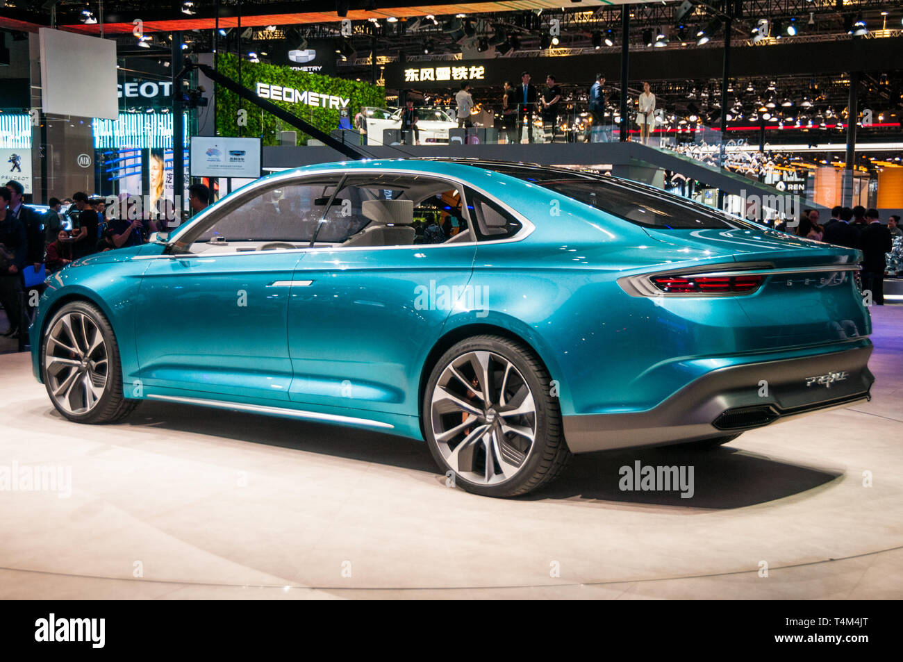 Geely Preface concept debuting at the 2019 Shanghai Auto Show and ...