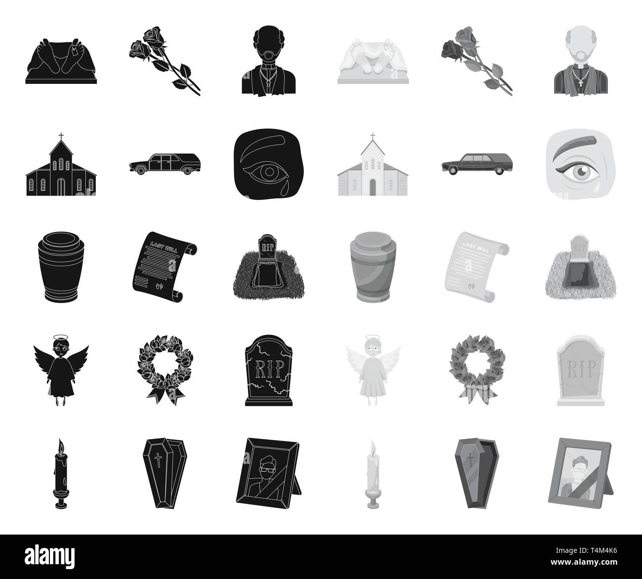 Burial urns Stock Vector Images - Alamy