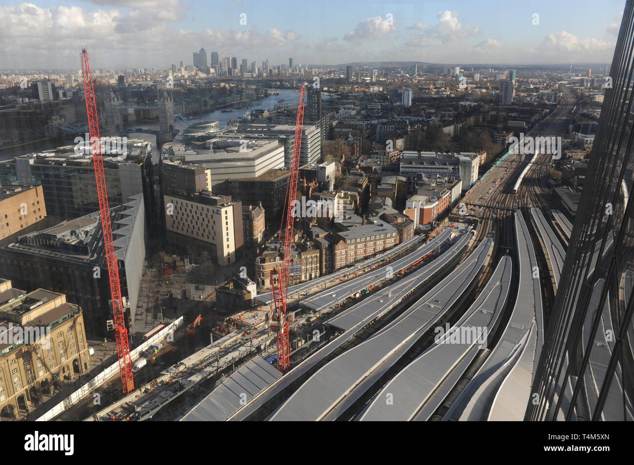 Aerial view of London from Shard Stock Photo - Alamy