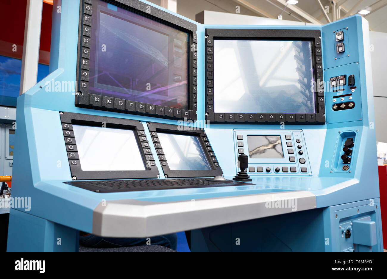 Modern electronic monitoring equipment for aviation Stock Photo - Alamy