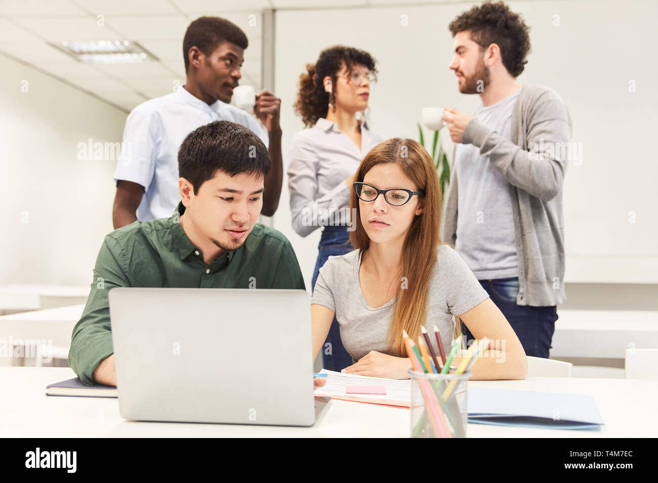 Software developers planning hi-res stock photography and images - Alamy