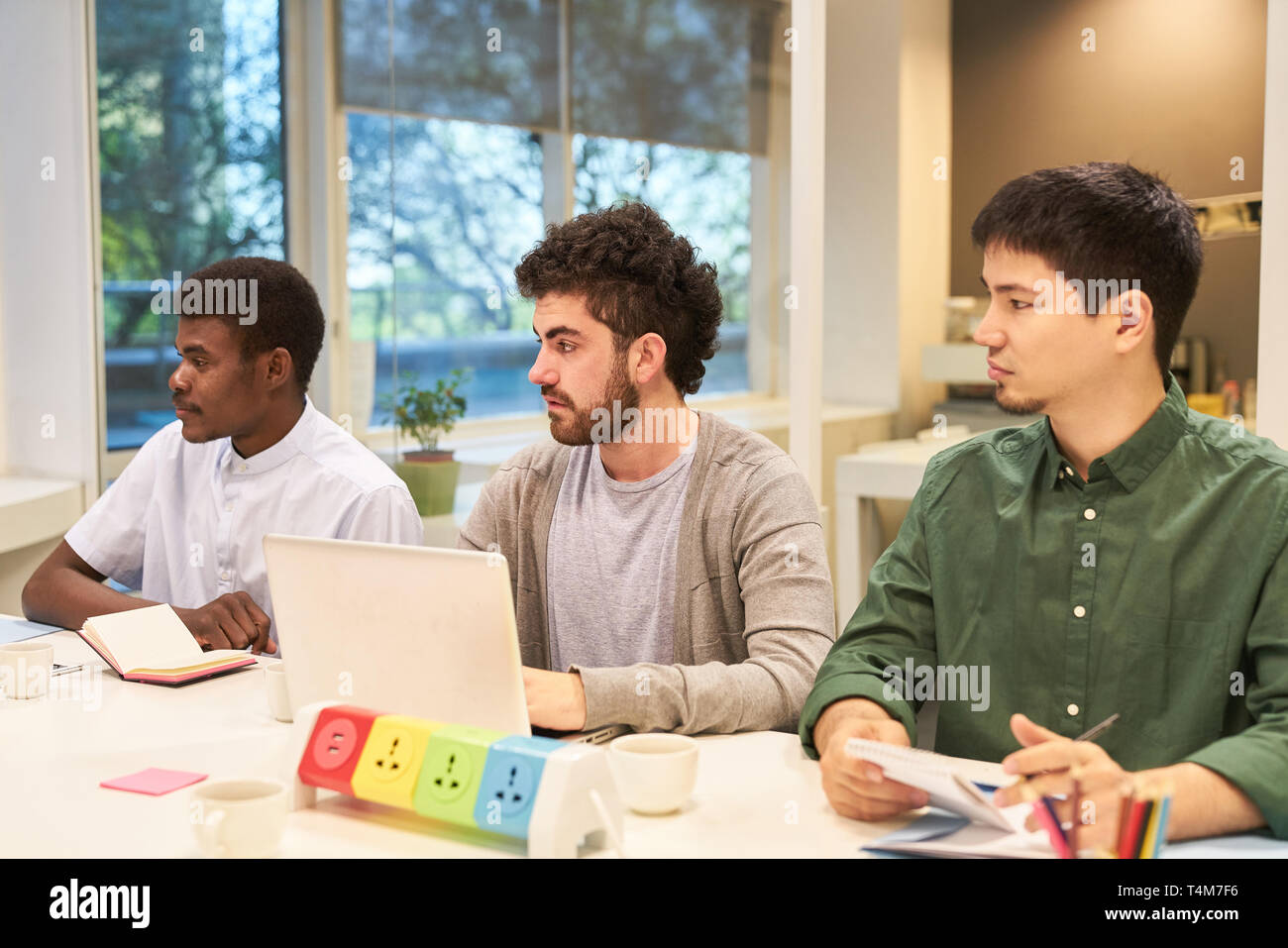 Young people work training hi-res stock photography and images - Alamy