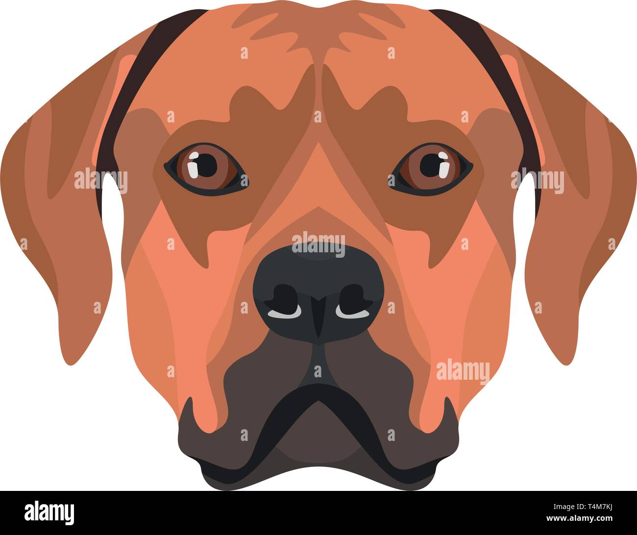 Illustration Rhodesian Ridgeback | For all dog owners. What you love ...