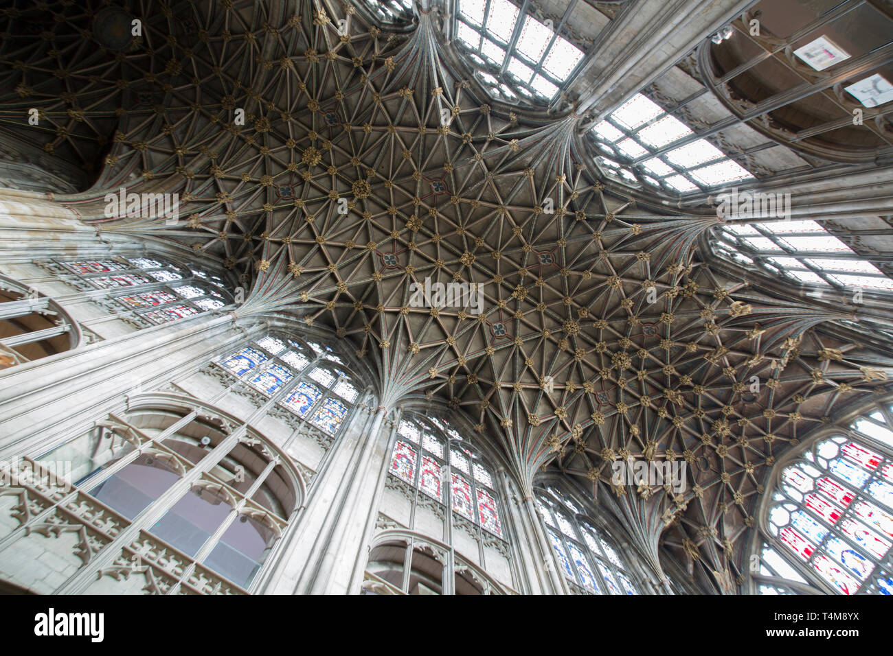 Ceiling of Gloucester Cathedral, England, UK Stock Photo - Alamy