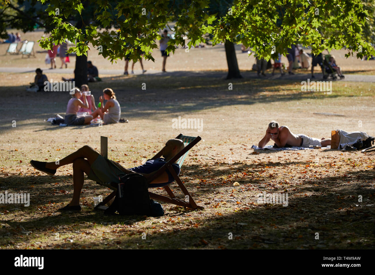 Women laying in the sun hi-res stock photography and images - Alamy
