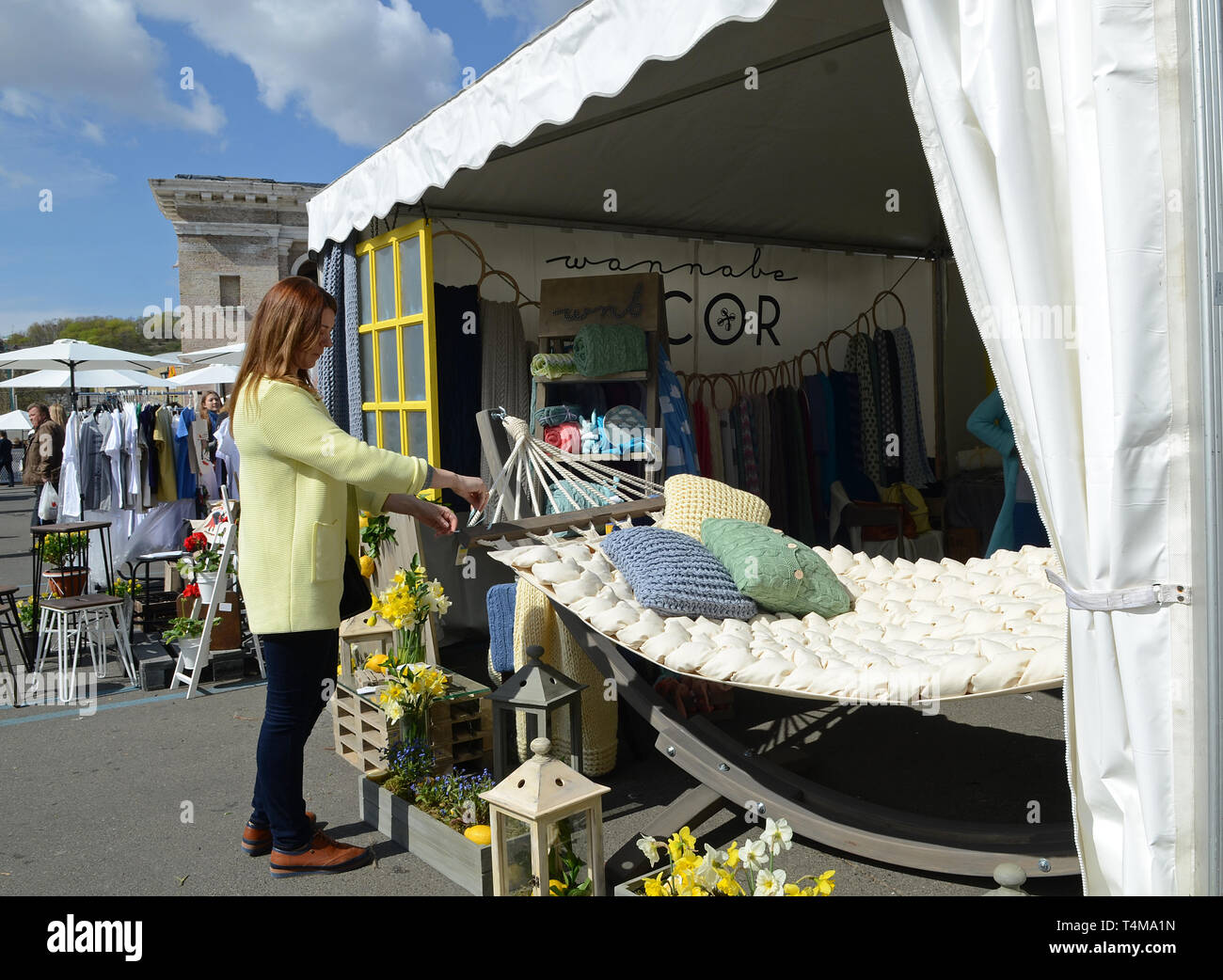 Kiev, Ukraine. Festival of Ukrainian products made in Ukraune on the ...