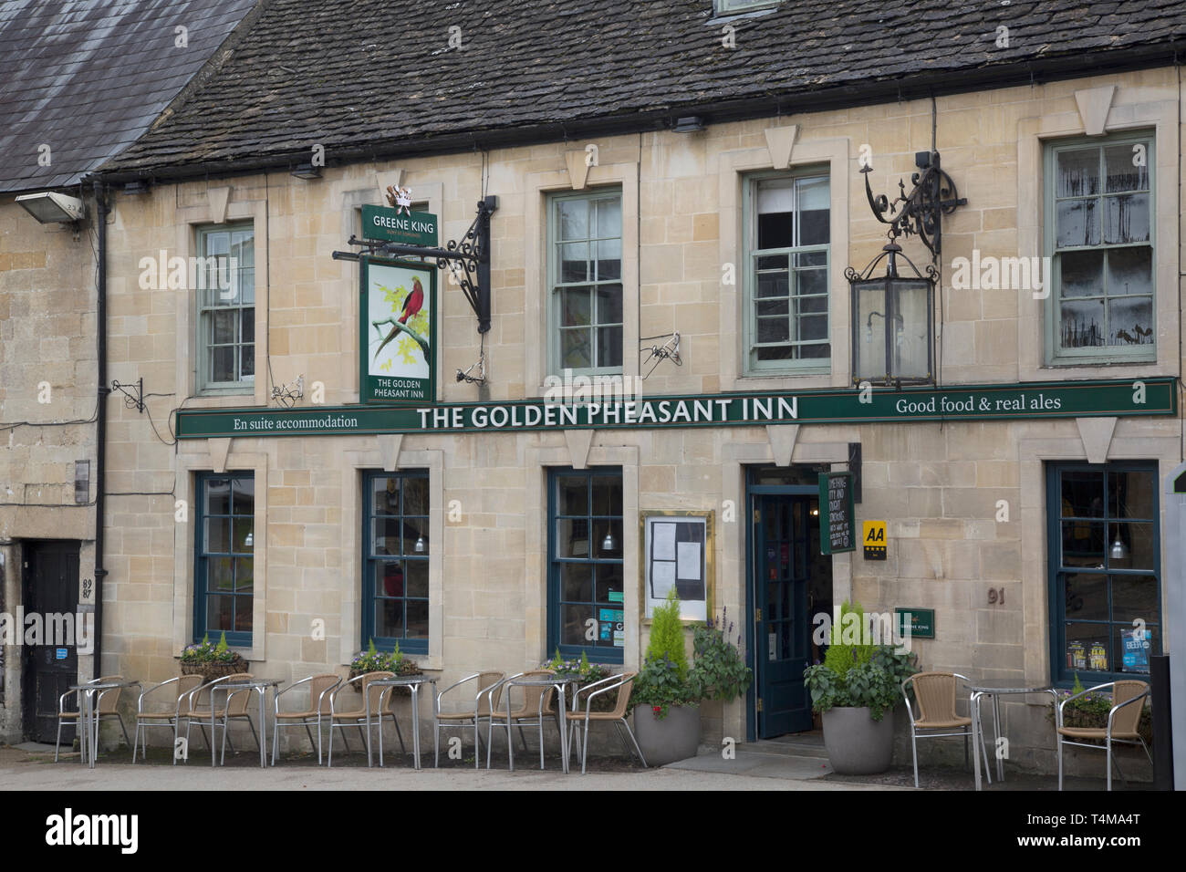 Golden Pheasant Inn; in Burford; Cotswolds; Oxfordshire; England; UK ...