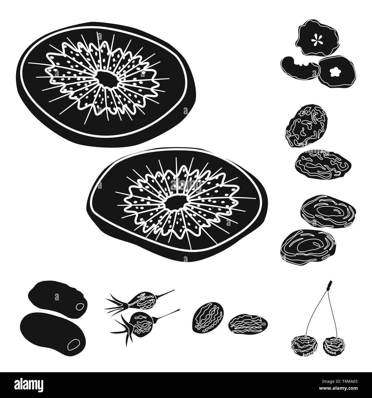 Vector illustration of vitamin and nature symbol. Collection of vitamin ...