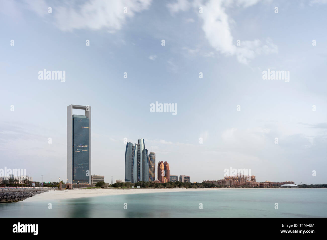 ABU DHABI, UNITED ARAB EMIRATES - April 5, 2019: Abu Dhabi National Oil ...