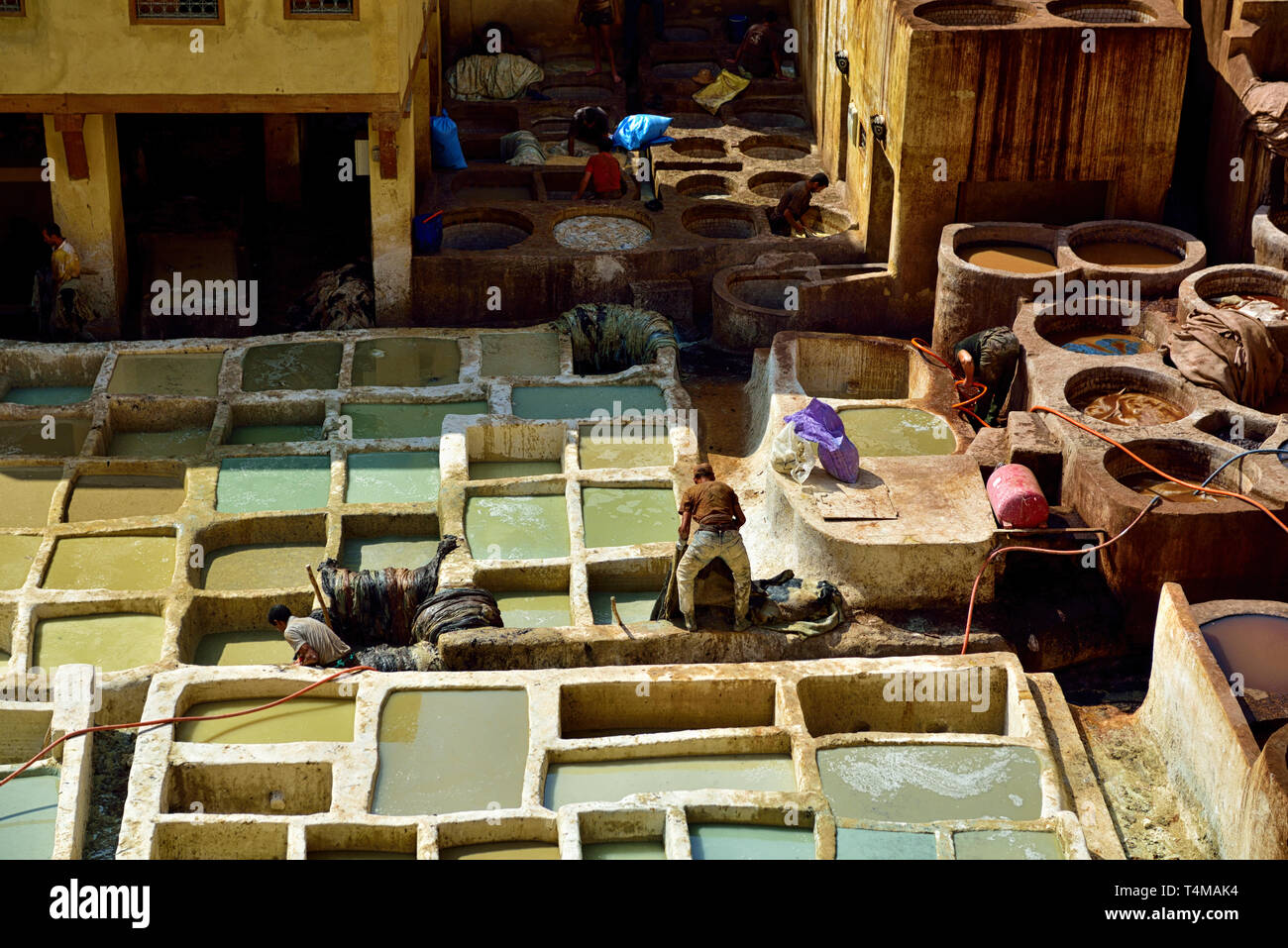 A picture straight out of medieval times, the Chouwara Tannery is the ...