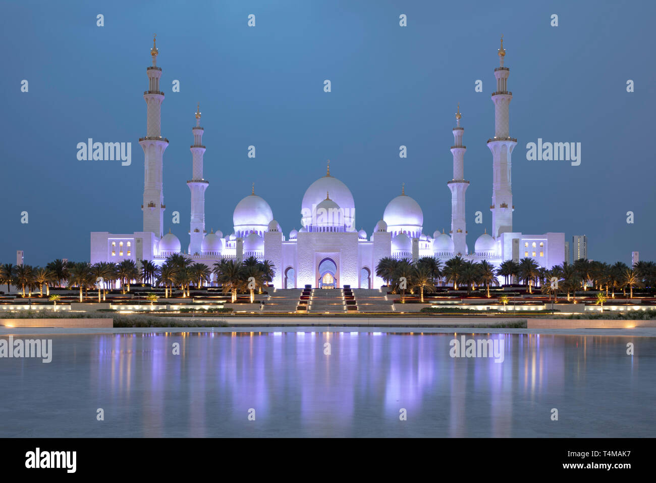 ABU DHABI, UNITED ARAB EMIRATES - April 10, 2019: The Sheikh Zayed ...