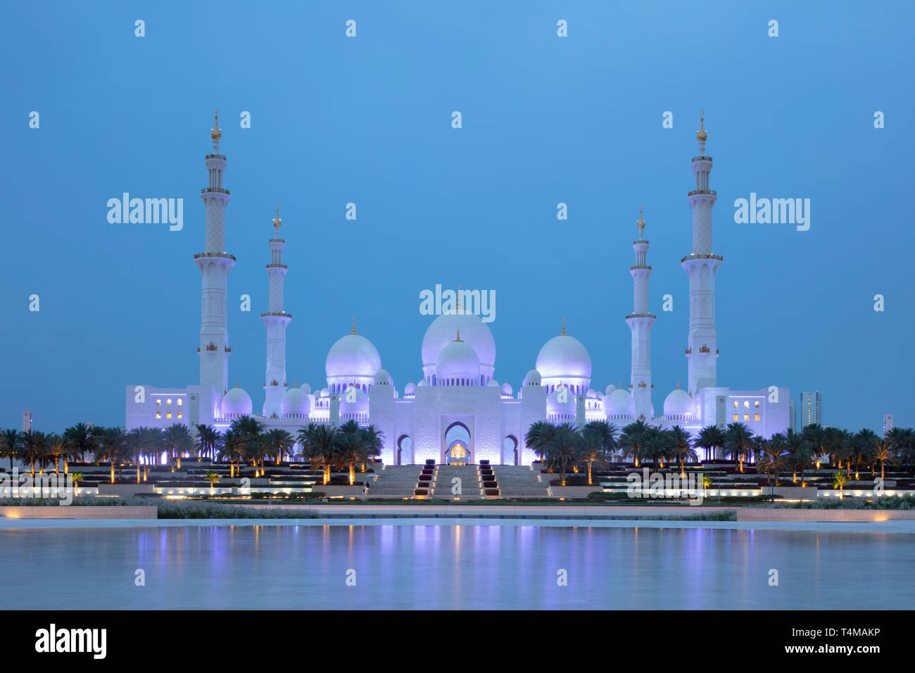 ABU DHABI, UNITED ARAB EMIRATES - April 10, 2019: The Sheikh Zayed ...