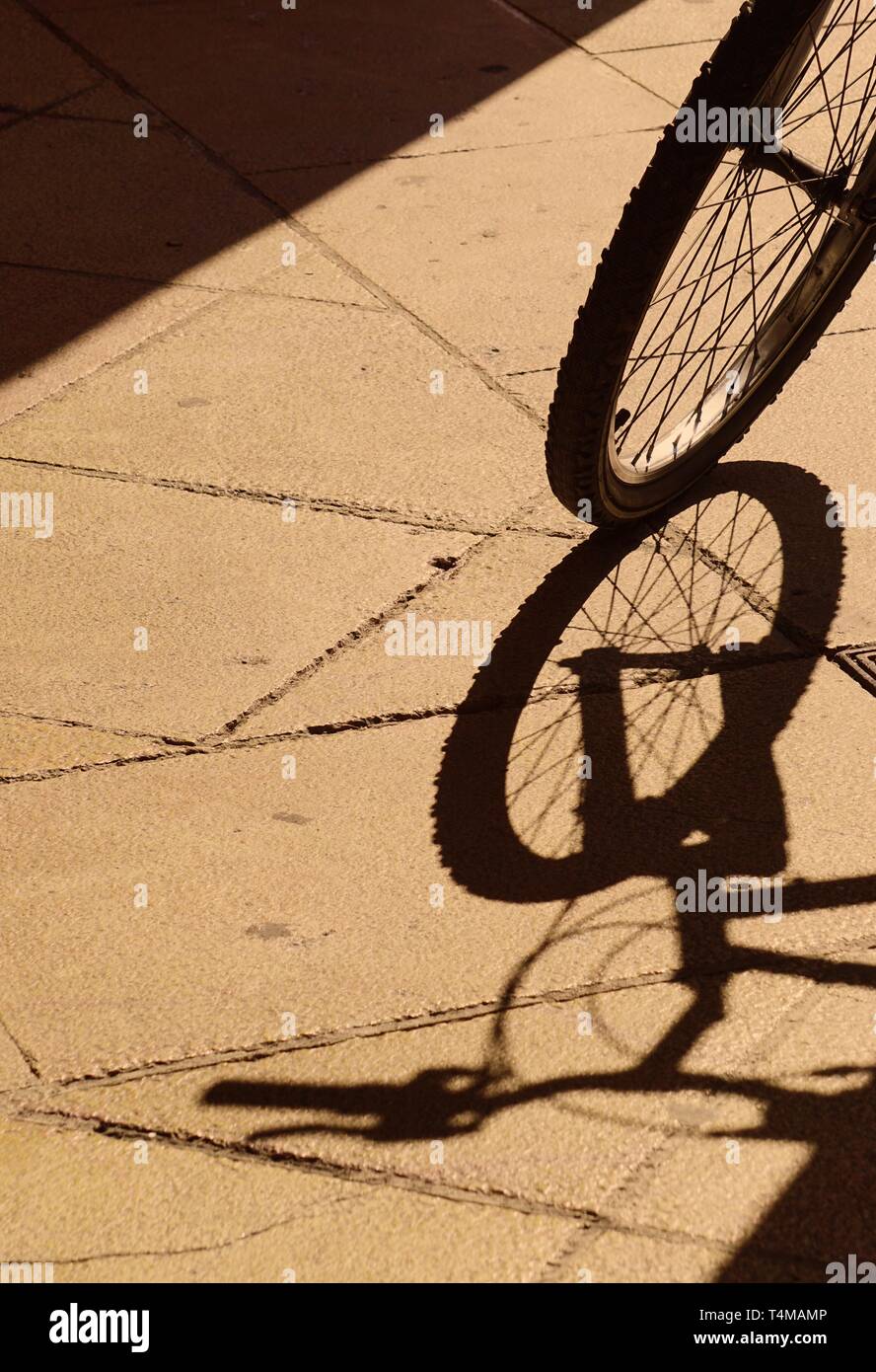 bicycle transportation on the street in the city Stock Photo - Alamy