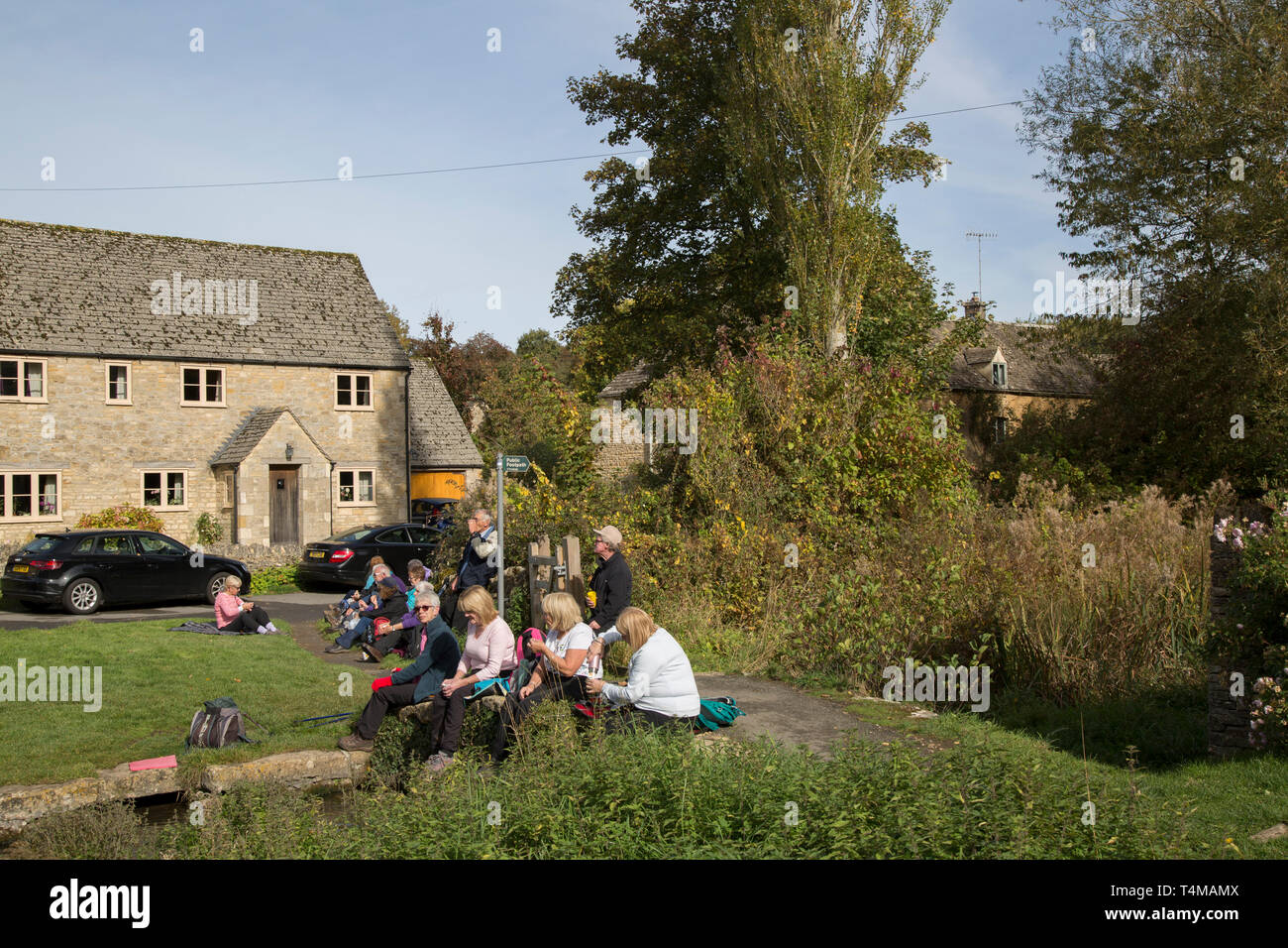 Ford at Upper Slaughter; Cotswold Village; Cheltenham; England; UK ...