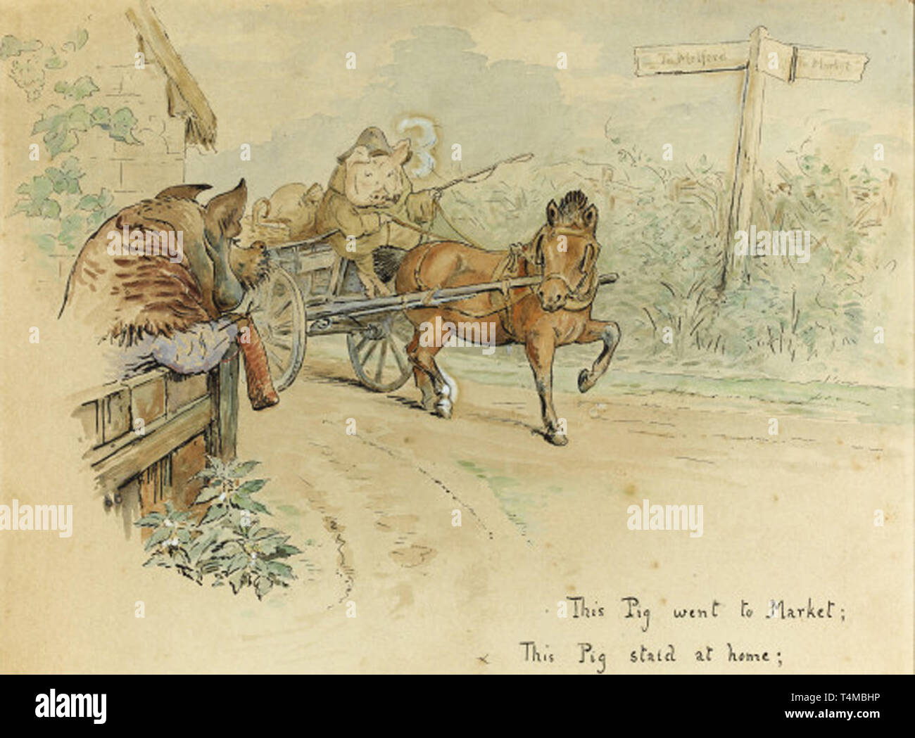 Beatrix Potter Illustration Frog High Resolution Stock Photography and ...