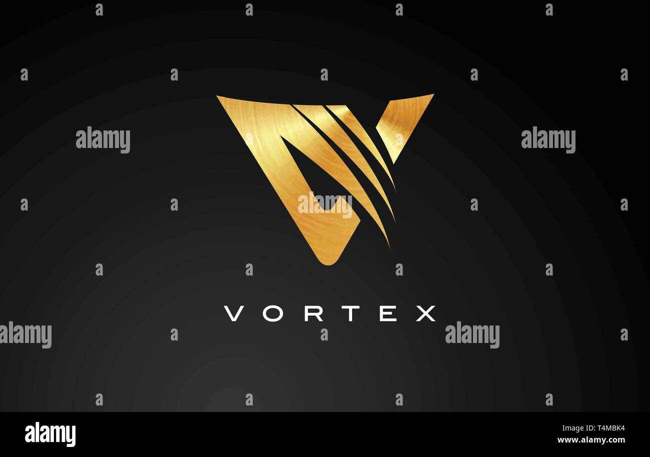 Letter V Logo. Letter V Flat Design with Swash Stock Vector Image & Art ...