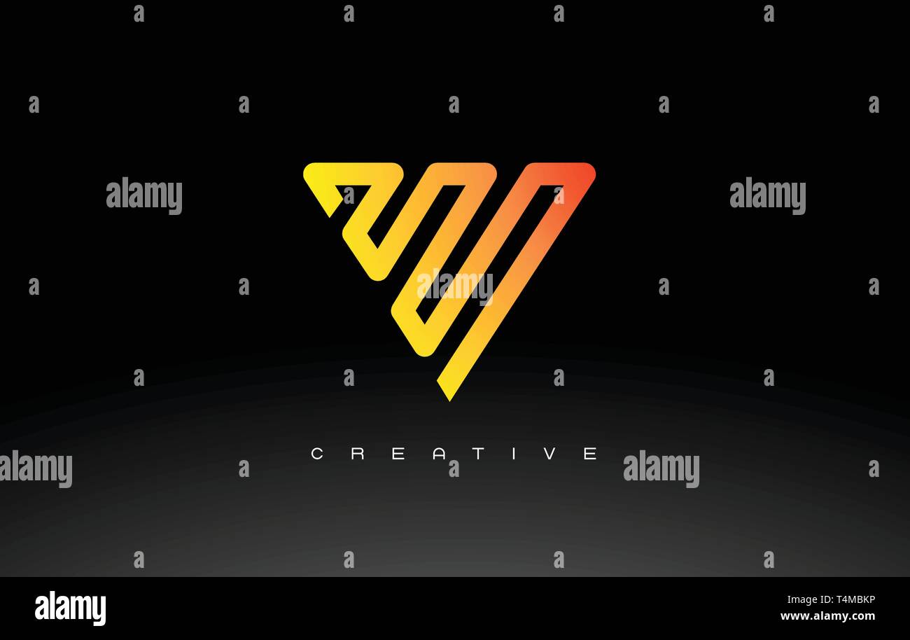 V Logo Monogram. Letter V Simple Clean Line Monogram Design Stock ...