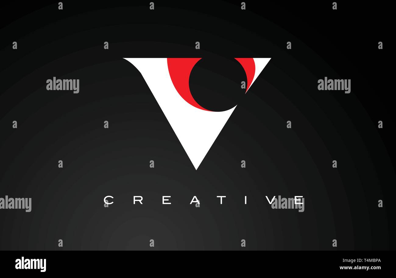 Letter V Monogram Stilized. Letter V Flat Design Outline Stock Vector ...