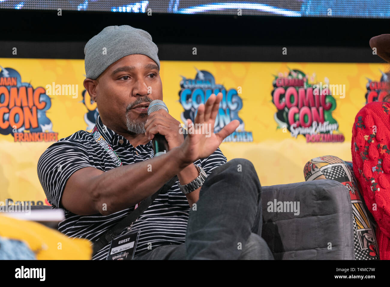 DORTMUND, GERMANY - April 13th 2019: Seth Gilliam (*1968, American ...