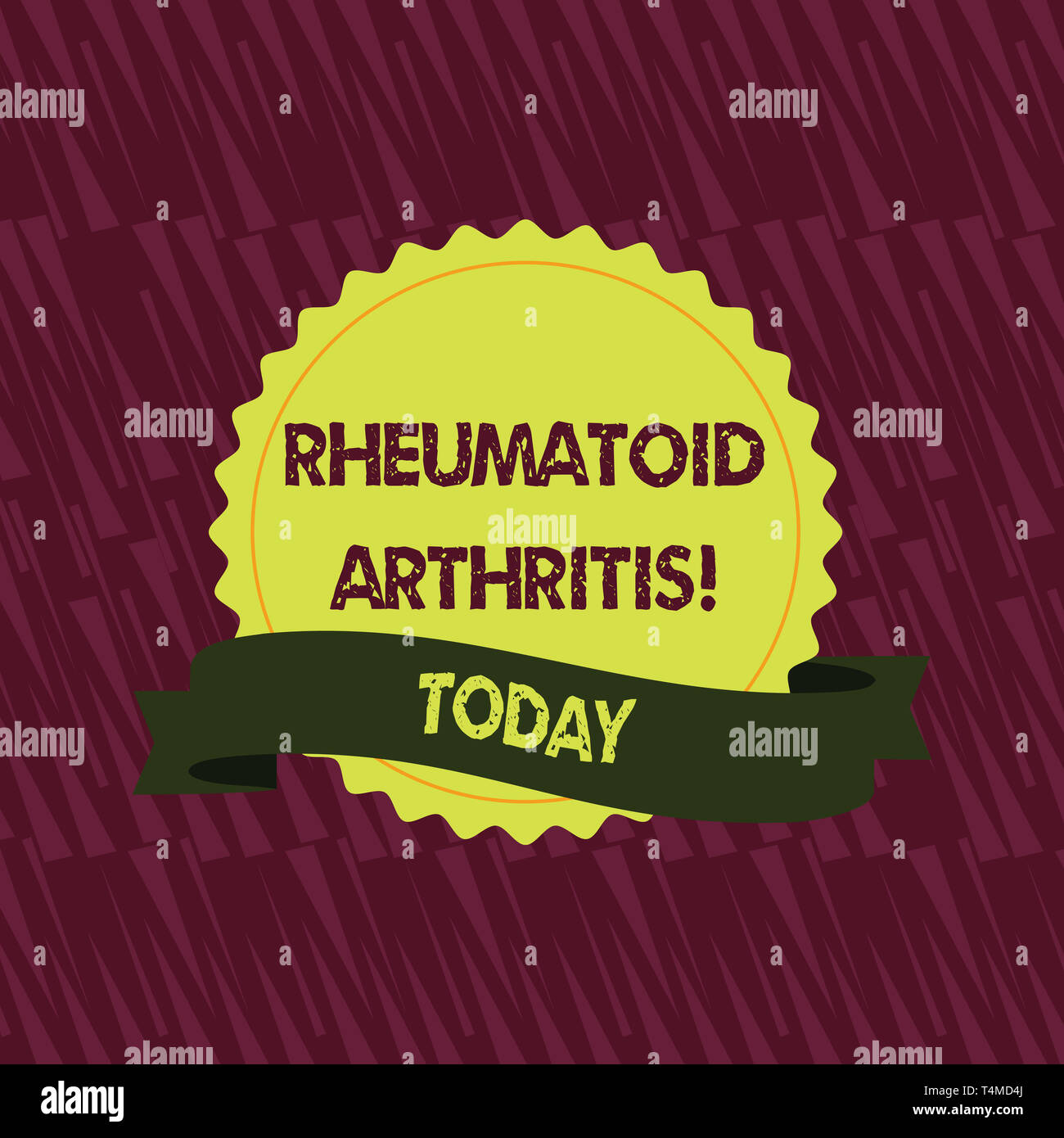 Text sign showing Rheumatoid Arthritis. Business photo showcasing ...
