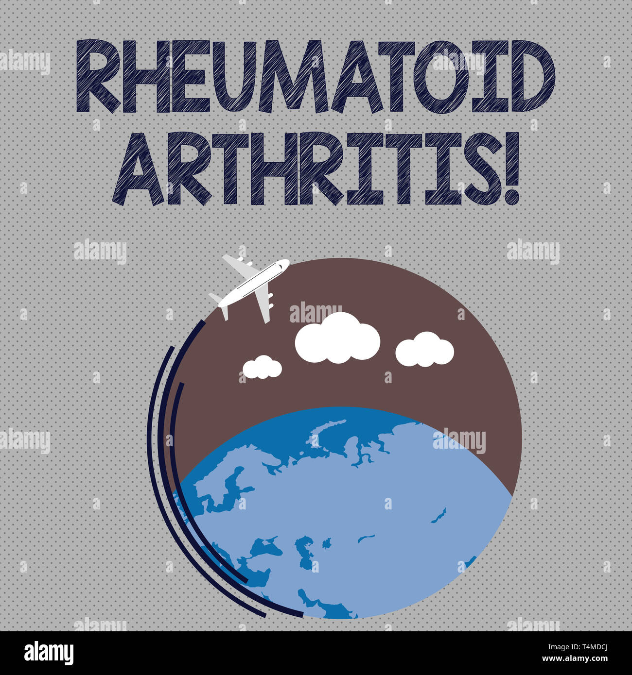 Writing note showing Rheumatoid Arthritis. Business concept for chronic ...