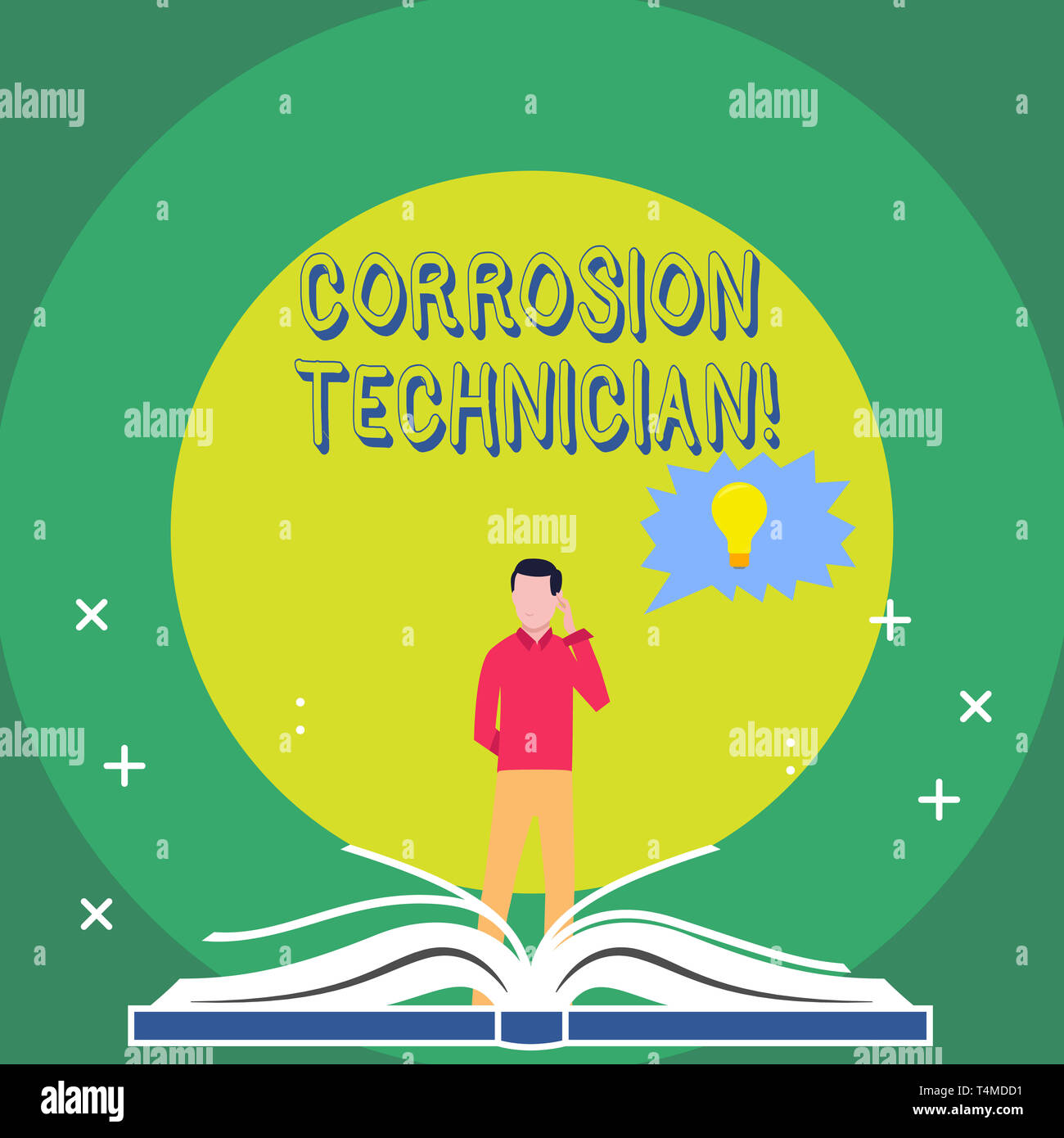 Word writing text Corrosion Technician. Business photo showcasing ...