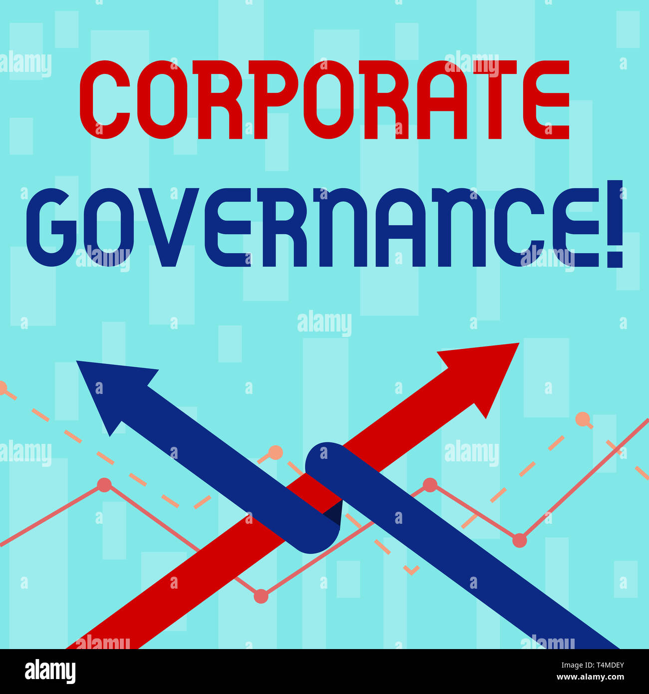Writing note showing Corporate Governance. Business concept for system ...