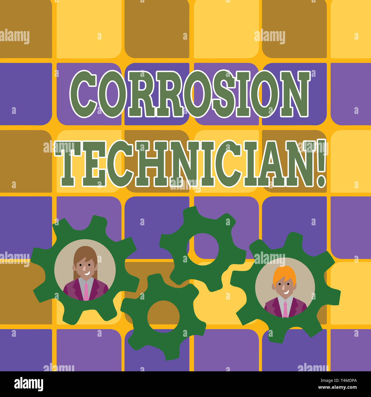 Word writing text Corrosion Technician. Business photo showcasing ...