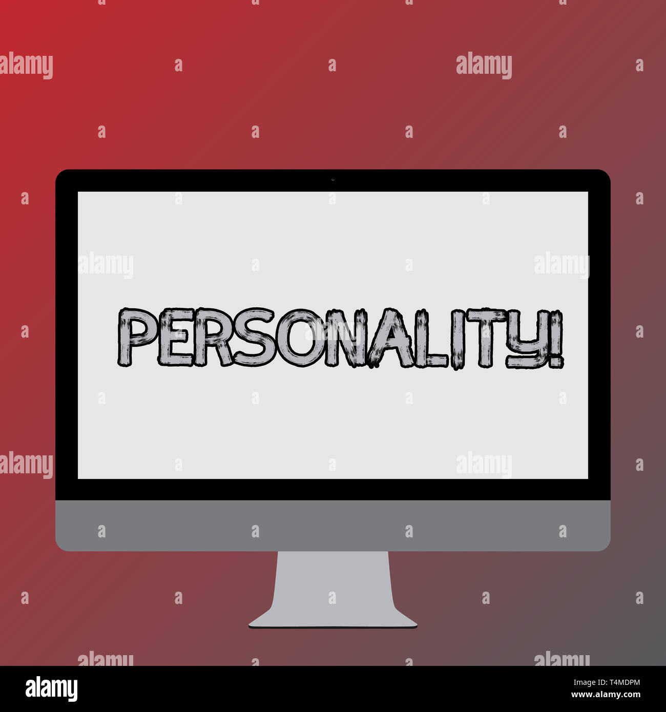 Text sign showing Personality. Business photo text combination ...