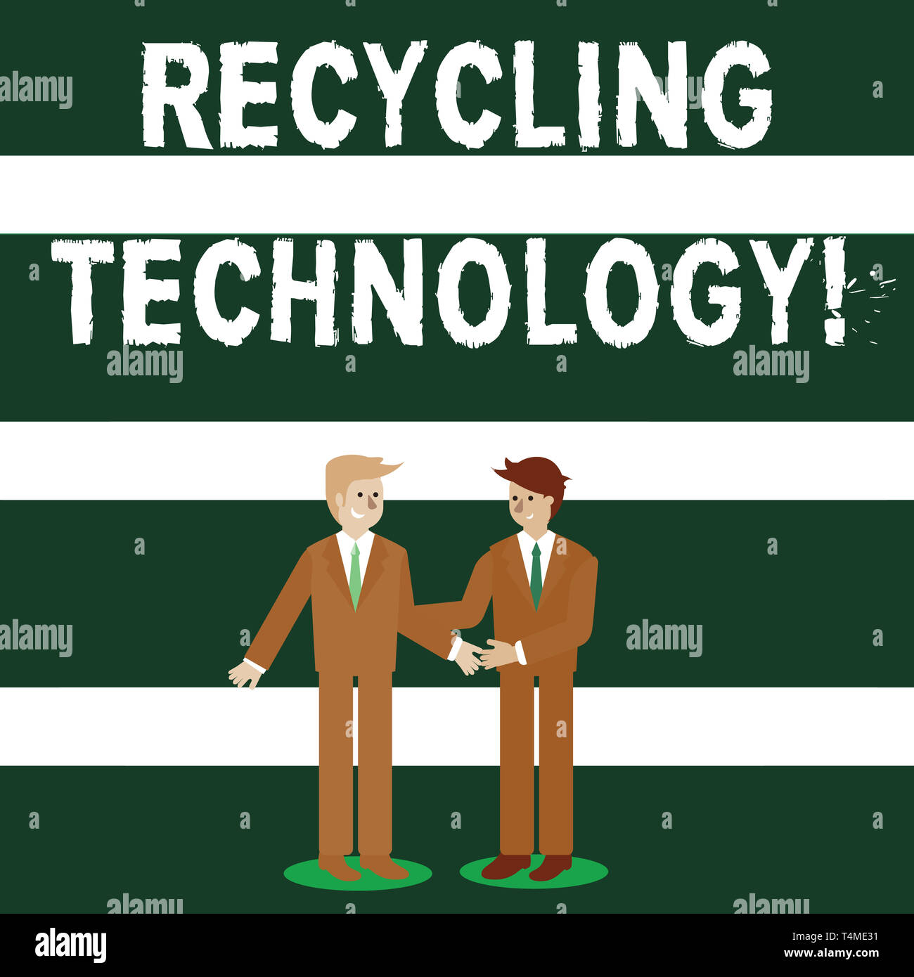 Conceptual hand writing showing Recycling Technology. Concept meaning ...