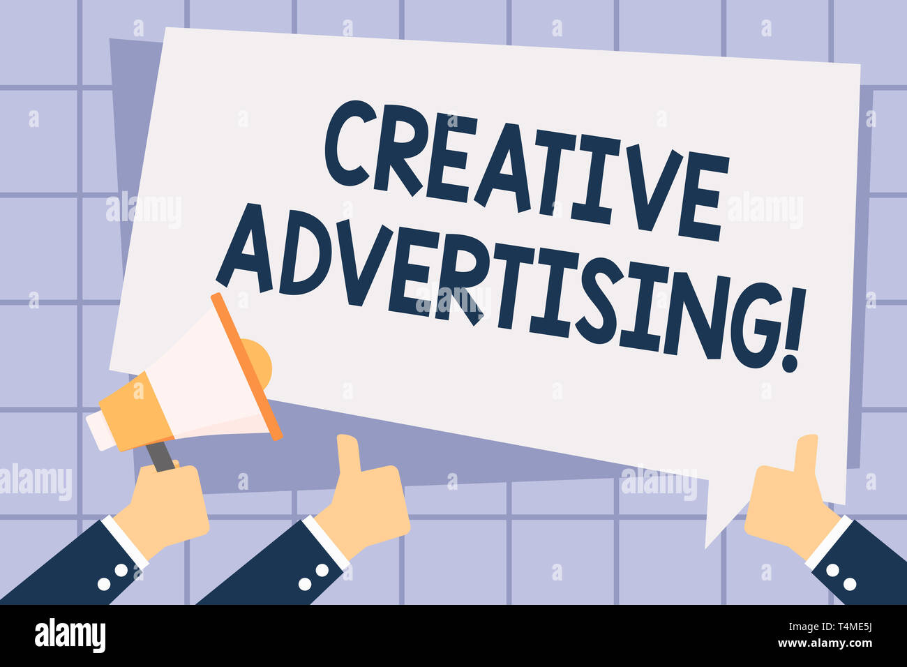 Writing note showing Creative Advertising. Business concept for ...