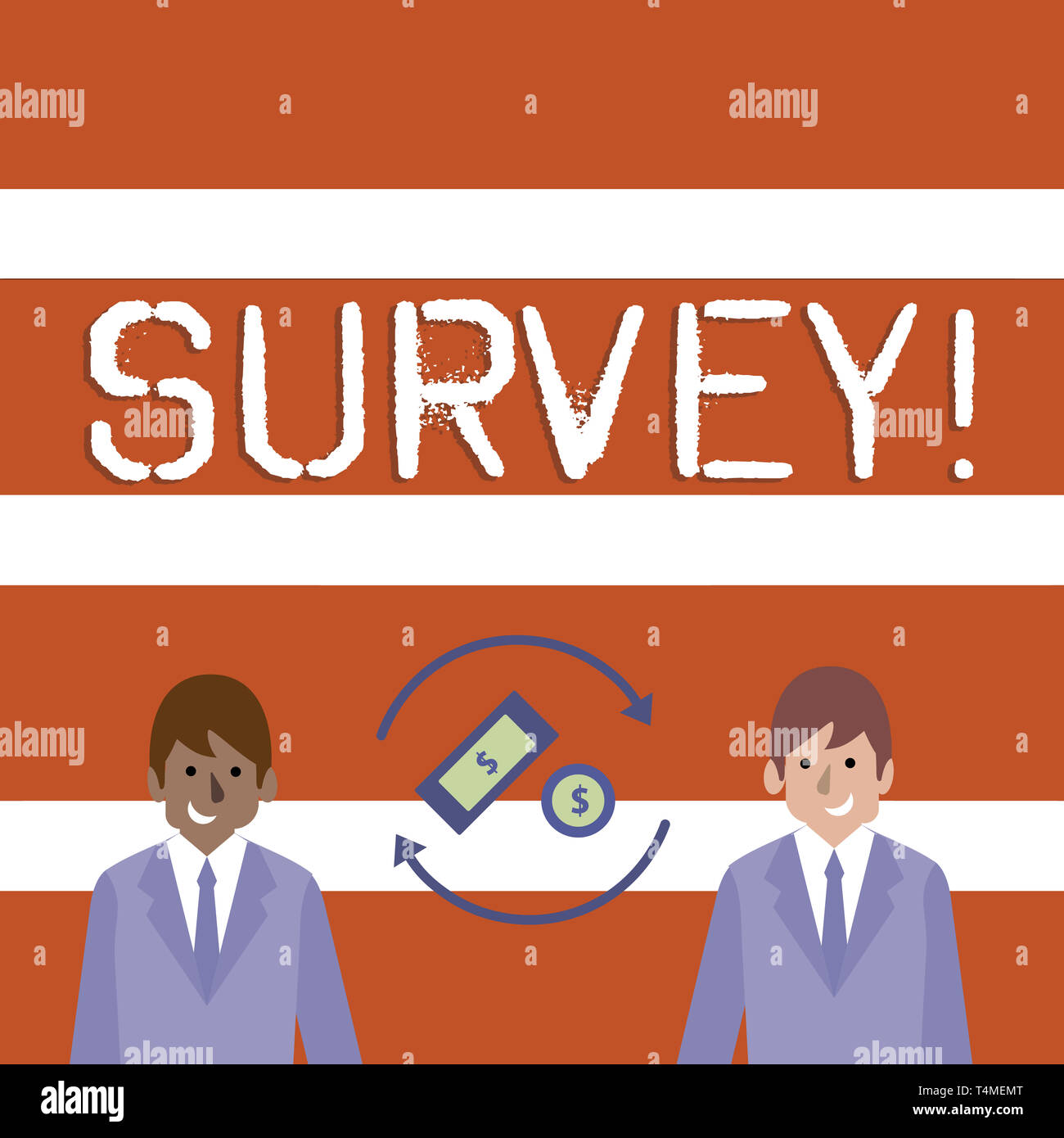 Text sign showing Survey. Business photo text research method used for ...