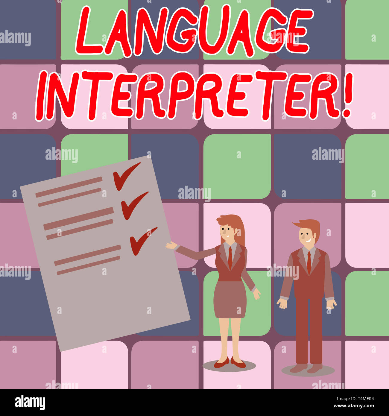 Word writing text Language Interpreter. Business photo showcasing ...