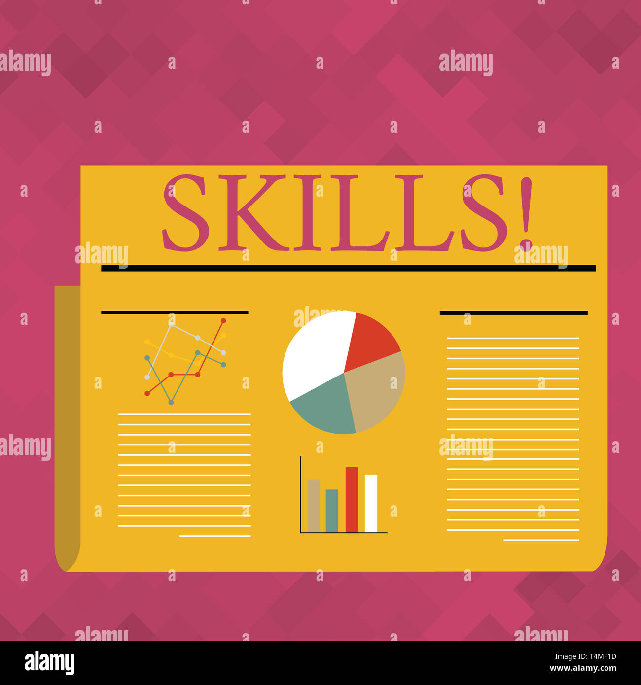 Text sign showing Skills. Business photo text ability do something very ...