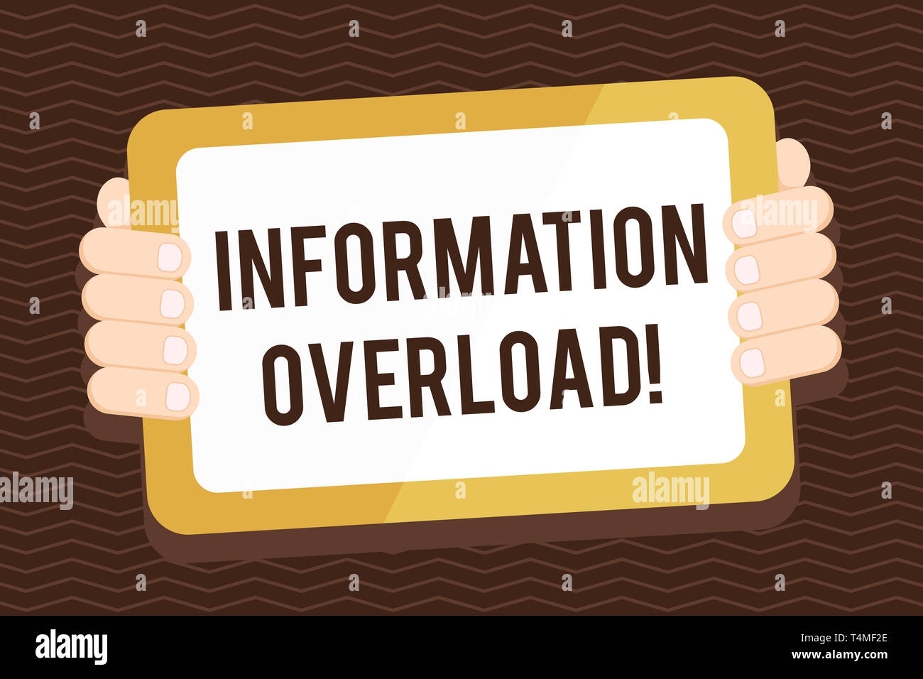 Writing note showing Information Overload. Business concept for ...