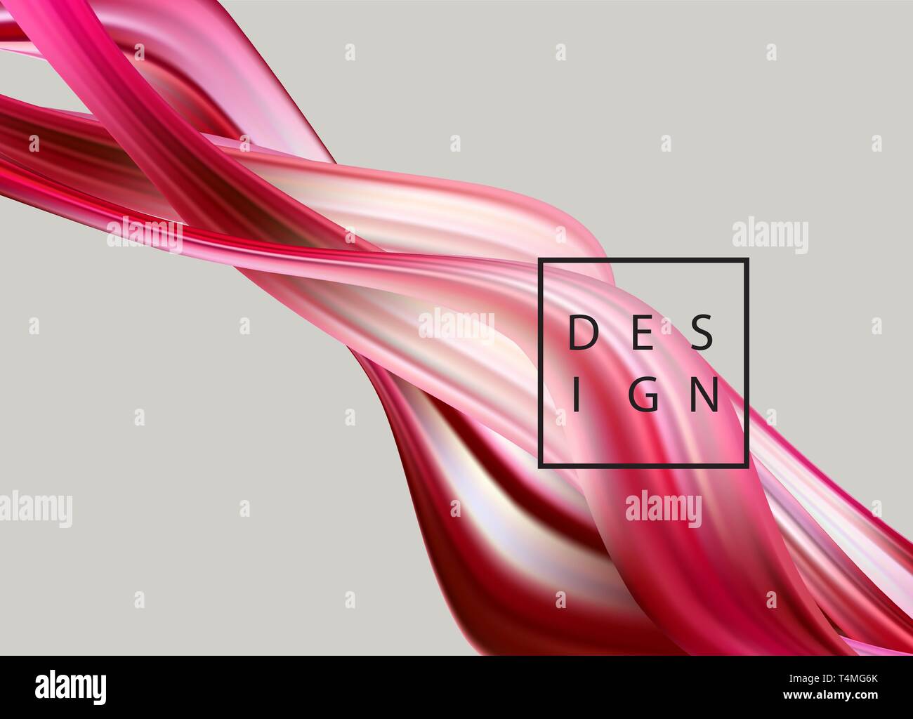 Abstract colorful vector background, color flow liquid wave for design ...