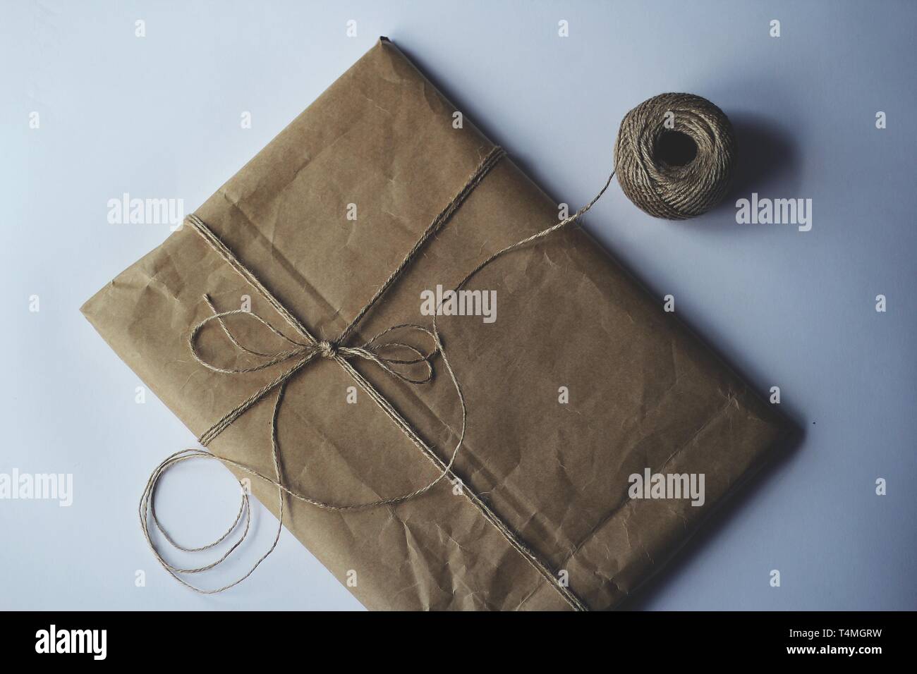 Brown paper parcel post label vintage hi-res stock photography and ...